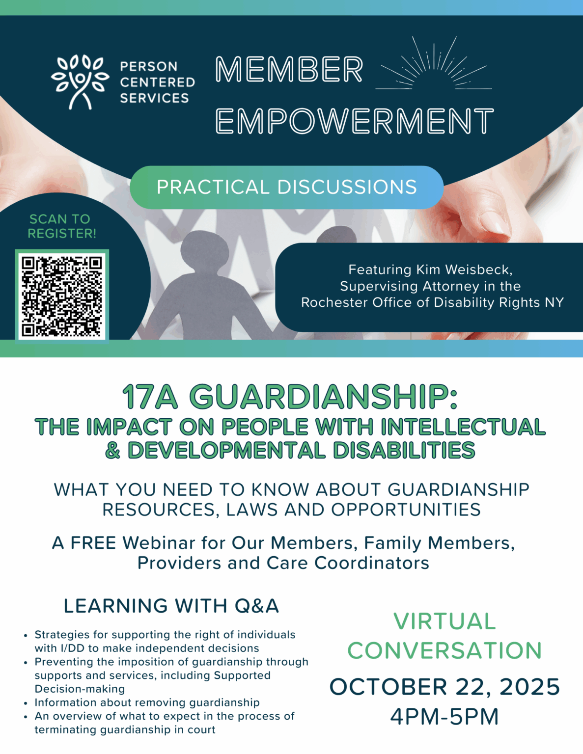 Member Empowerment: 17A Guardianship - Person Centered Services